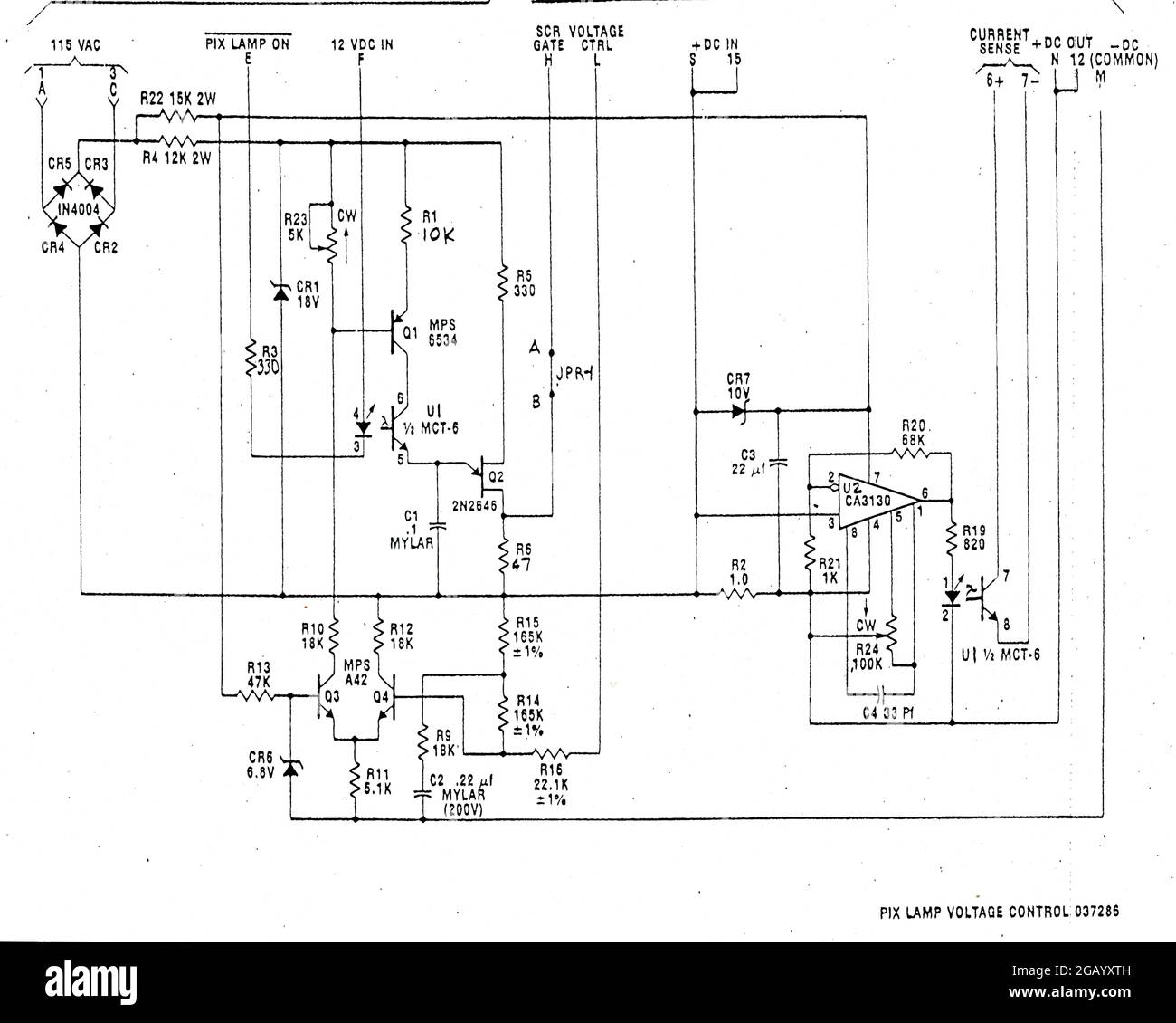 Pix lamp voltage control board hi-res stock photography and images - Alamy