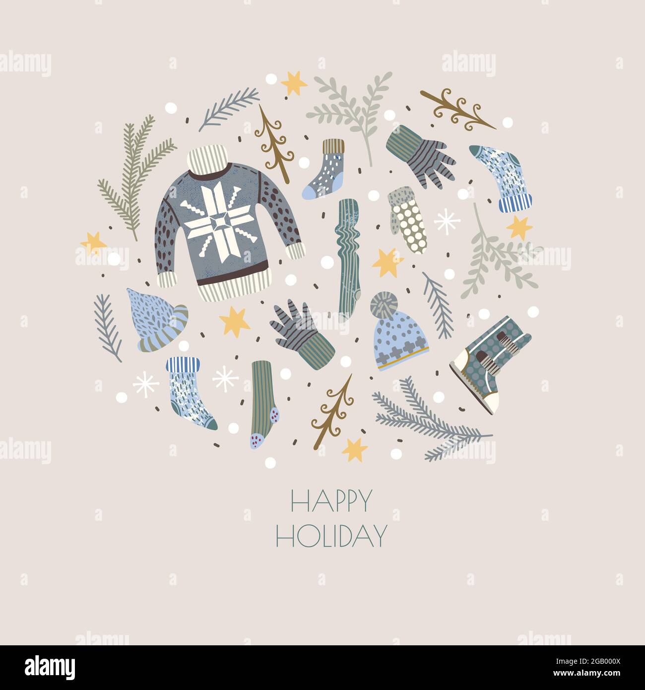 Christmas sweater party Stock Vector Images - Alamy