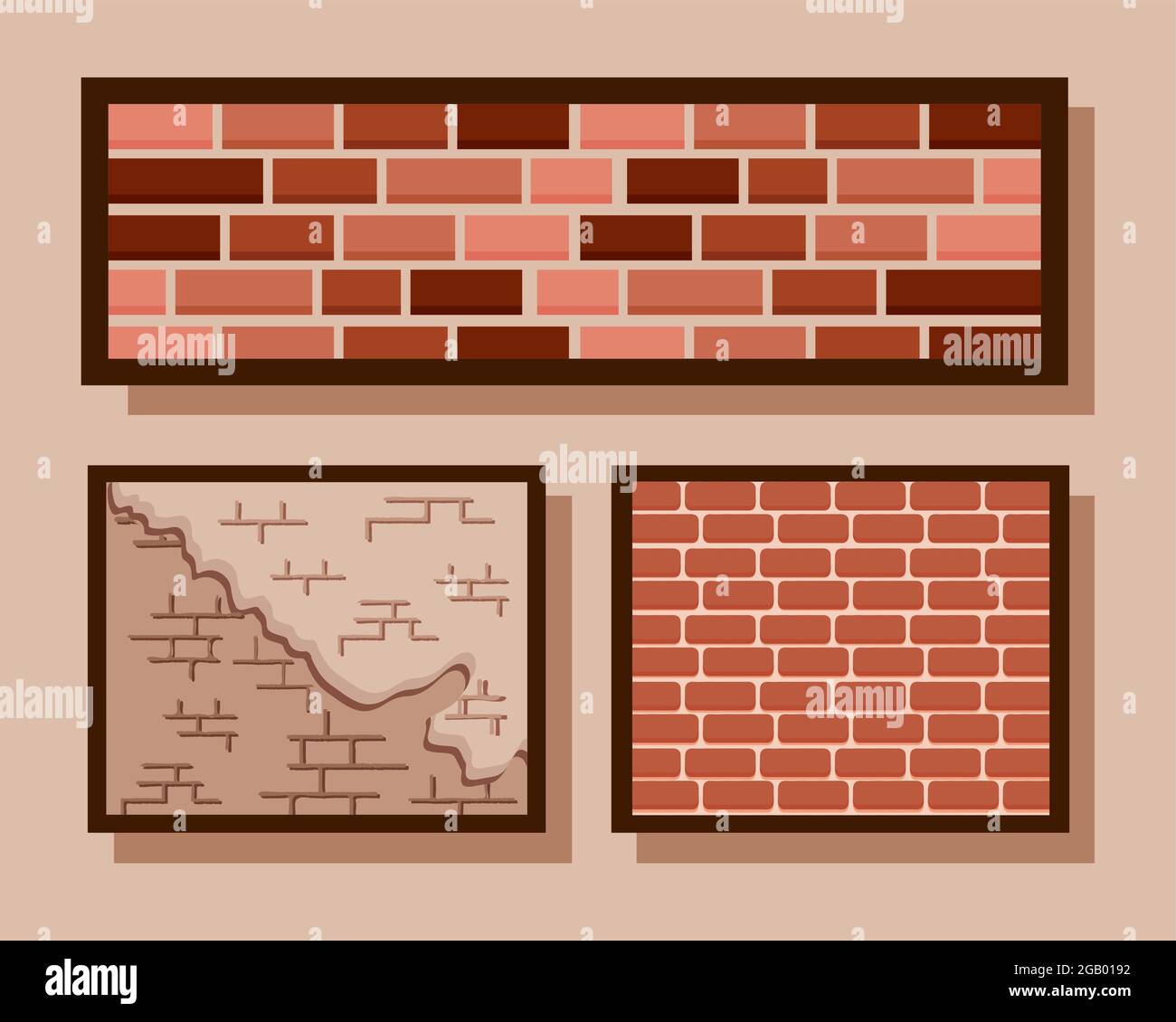 Three walls Stock Vector Images - Alamy