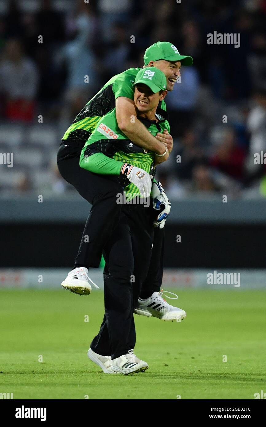 Lords Cricket Ground, London, UK. 1st August, 2021. Southern Braves ...