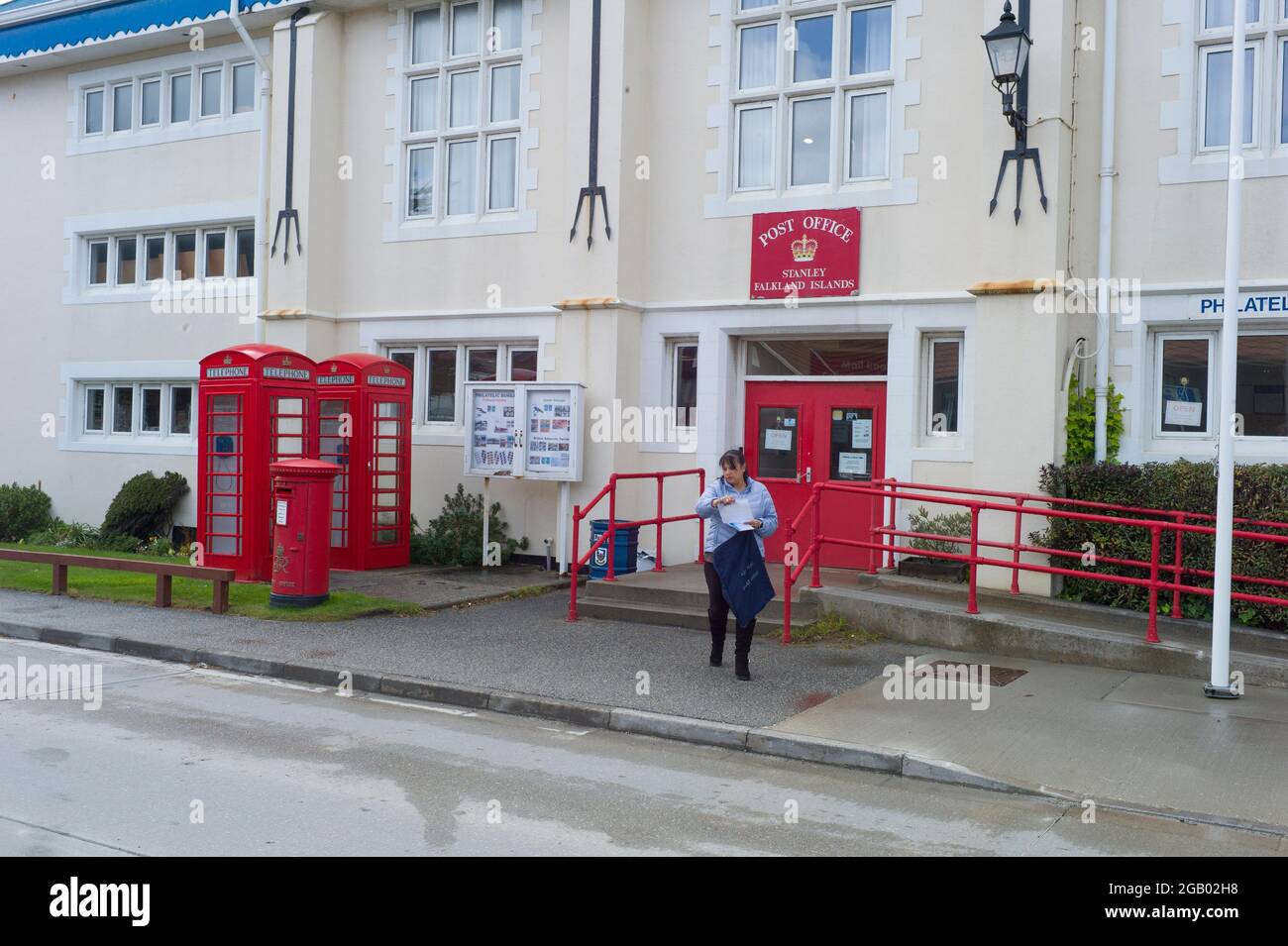 Port Stanley Post Office, Falkland Islands Stock Photo - Alamy