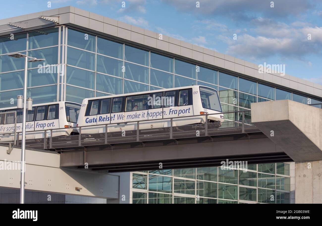 Frankfurt July 2021: The SkyLine is a fully automatic Adtranz CX-100 ...