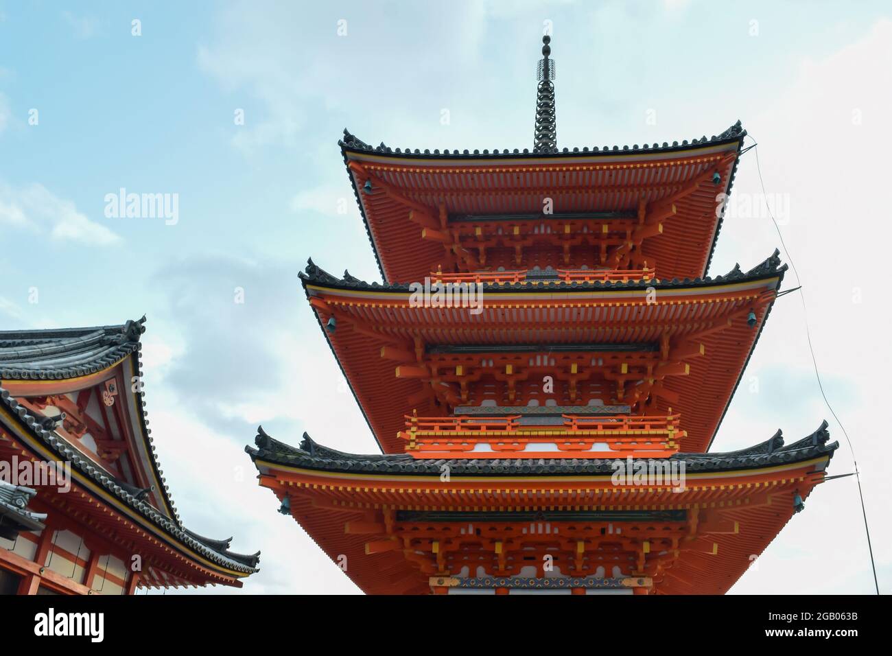 Kiyomizudera Temple, Kyoto, Japan.This temple is a part of the Historic ...