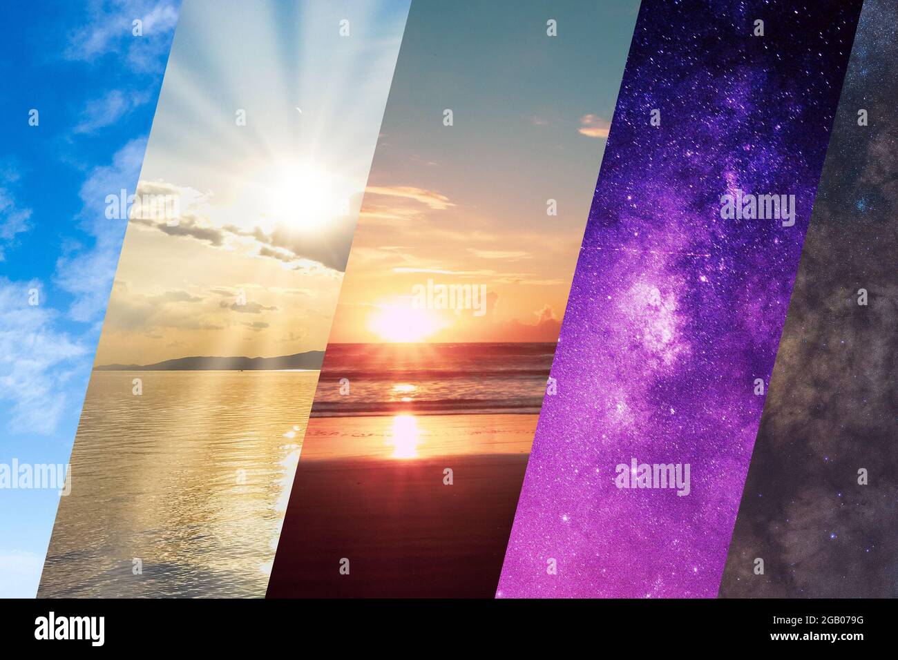 Collage With Sun High Resolution Stock Photography and Images - Alamy