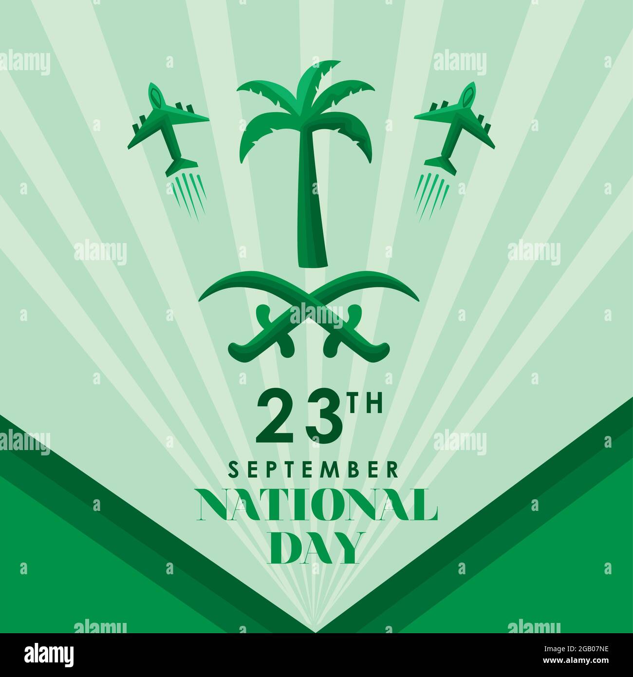 saudi national day poster with decoration Stock Vector Image & Art - Alamy