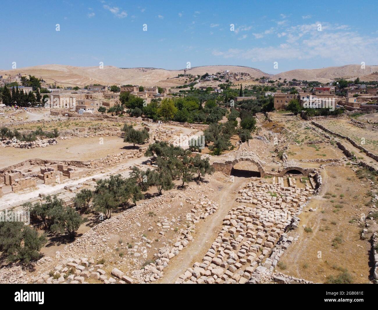 Ruins of Dara Ancient city, East Roman fortress city in northern ...