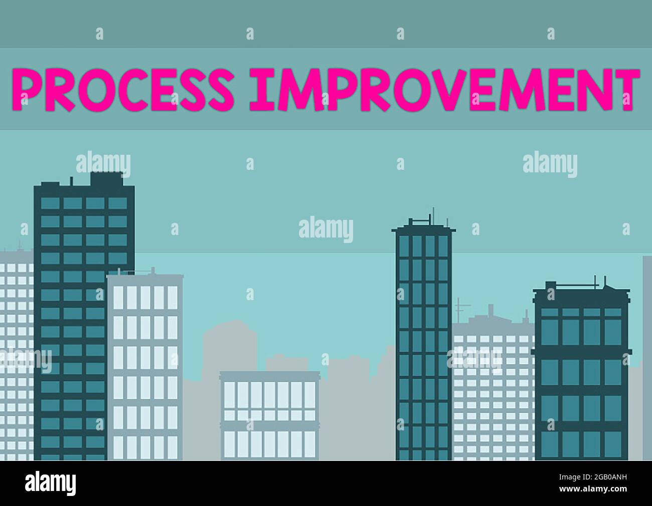 Conceptual caption Process Improvement. Business idea ongoing effort to ...