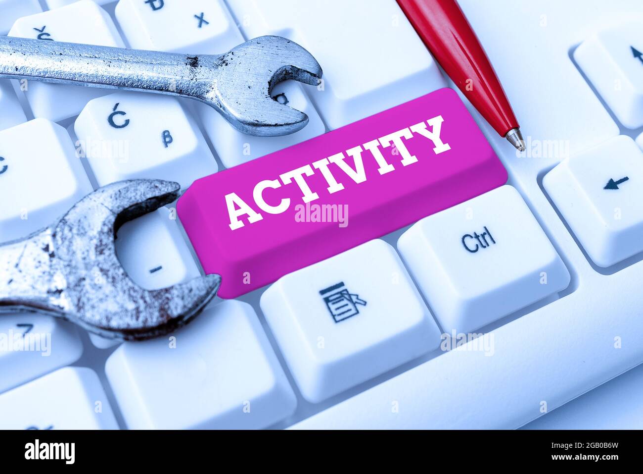 Text showing inspiration Activity. Concept meaning the condition where ...