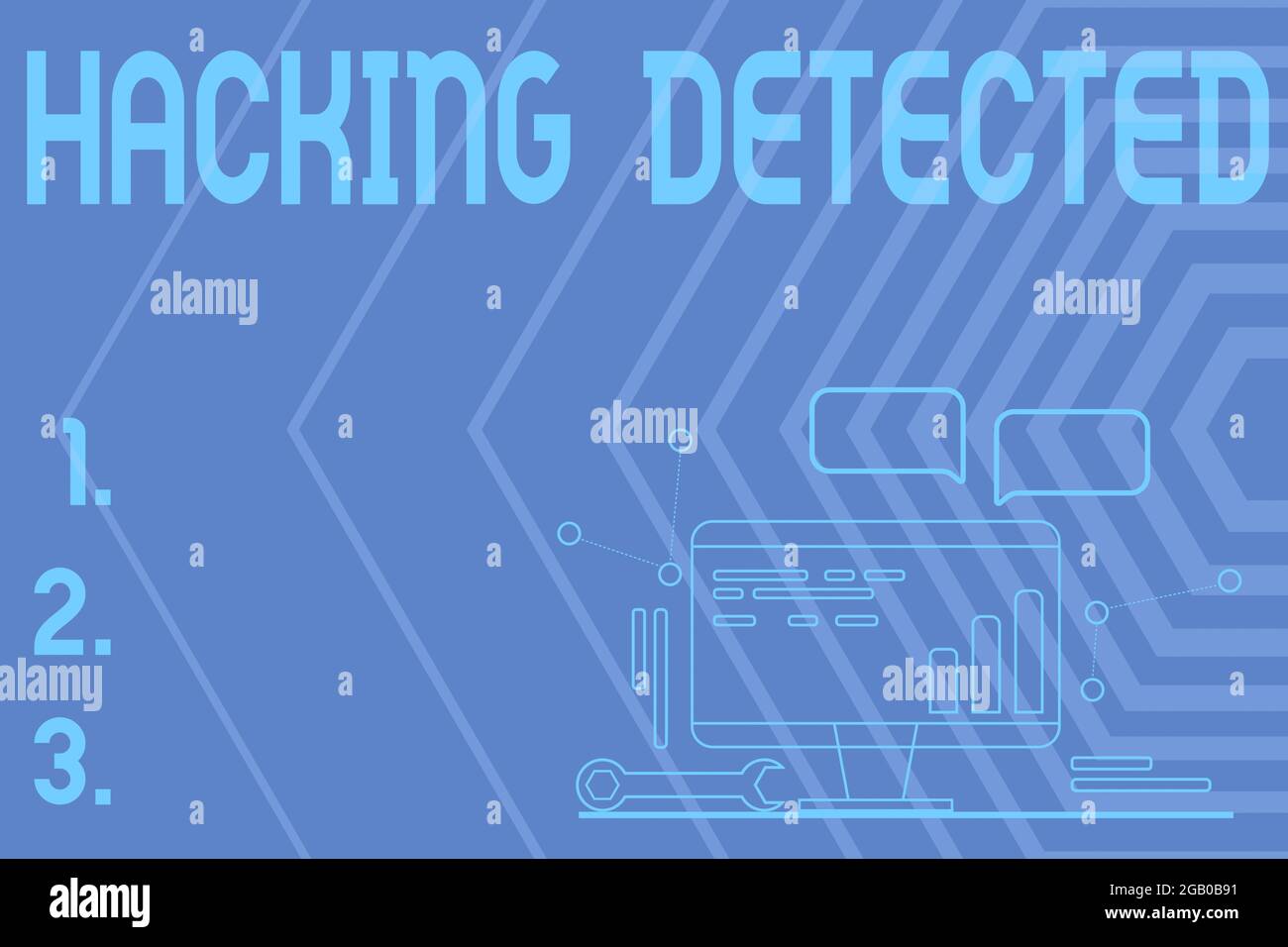 Sign displaying Hacking Detected. Internet Concept activities that seek ... Sign displaying Hacking Detected. Internet Concept activities that seek ...