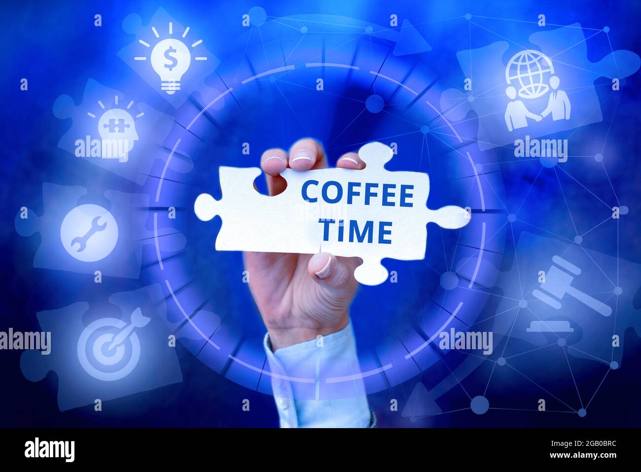 Coffee break puzzle hi-res stock photography and images - Alamy