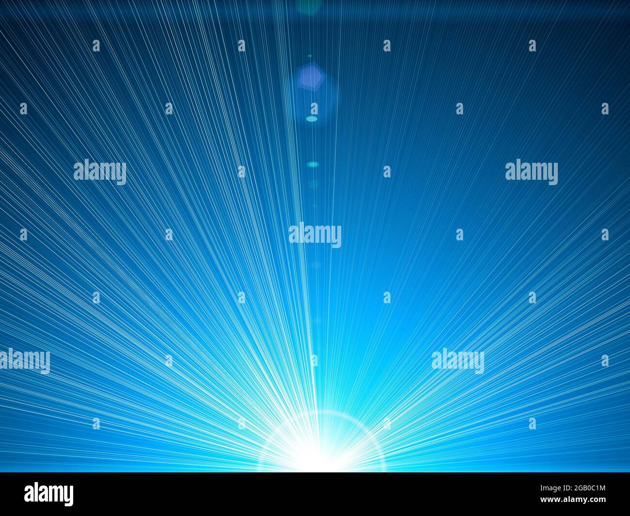 Optical lens flare on black background Stock Photo - Alamy