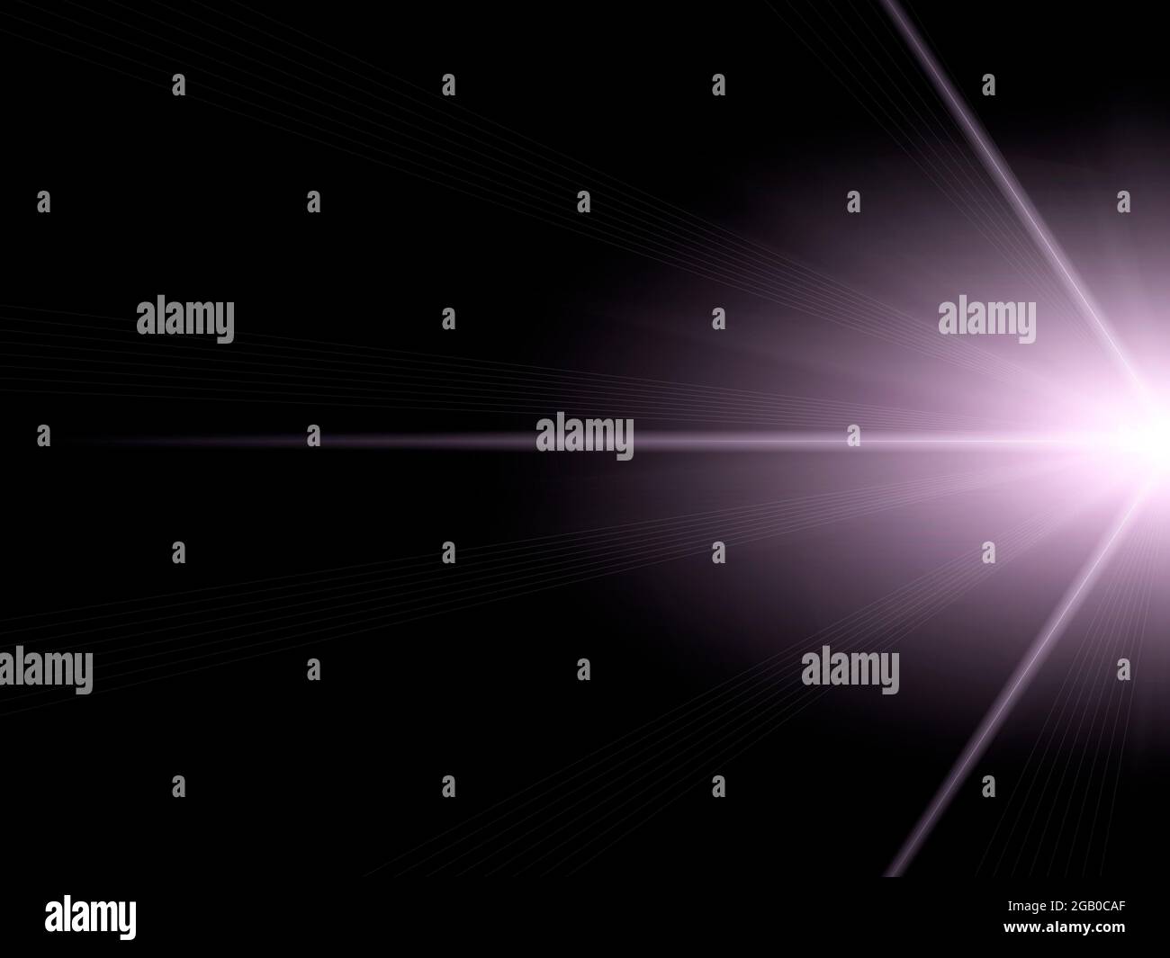 Optical lens flare on black background Stock Photo - Alamy
