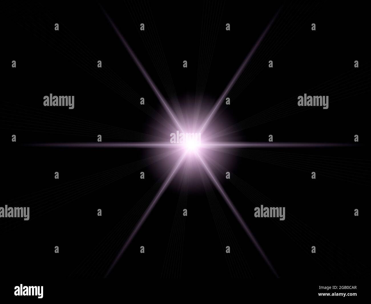Optical lens flare on black background Stock Photo - Alamy
