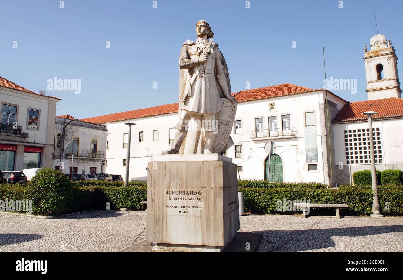 Statue of Dom Fernando, the Holy Prince, 15th-century Prince of the ...