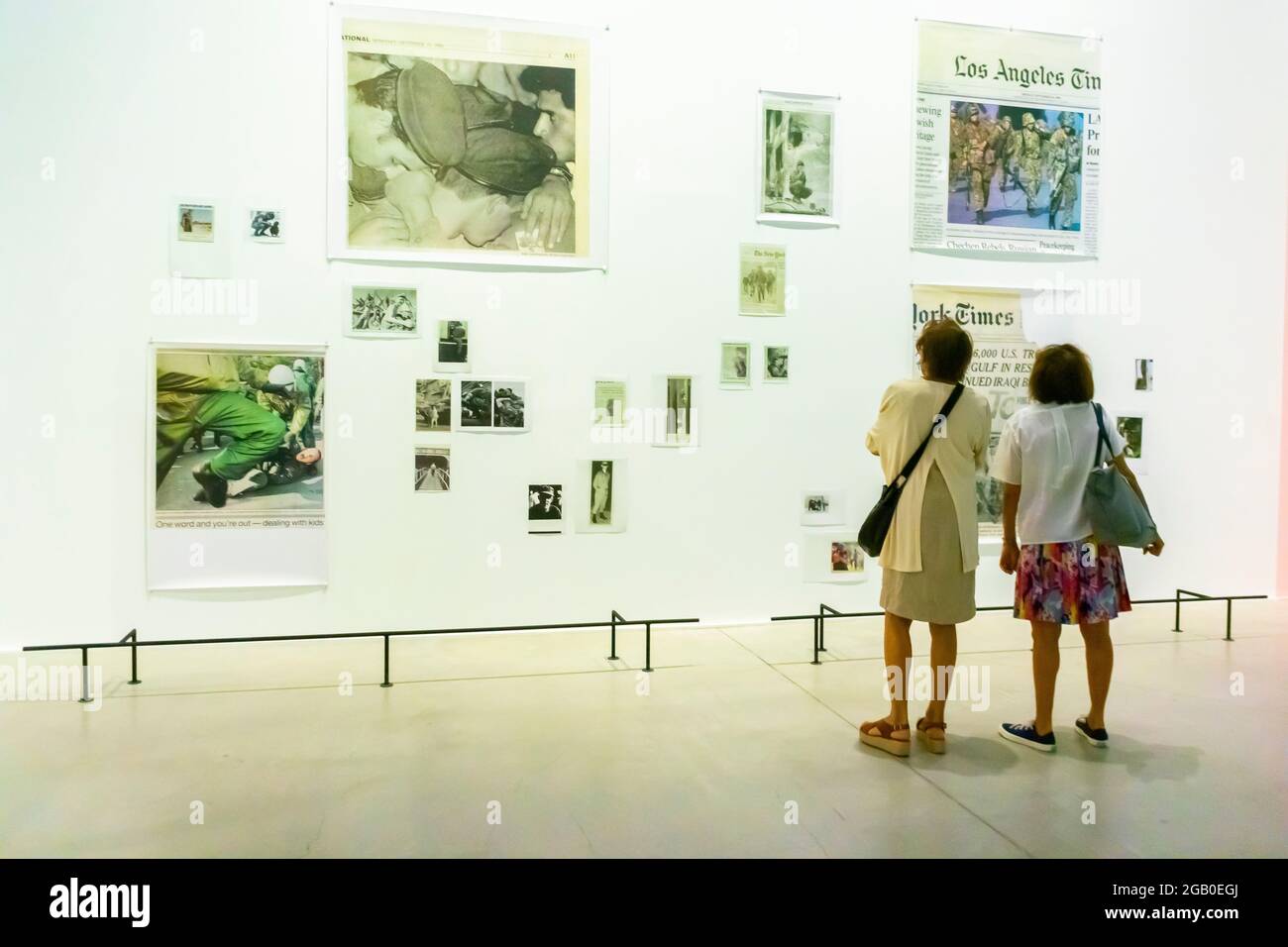 Arles, France, People Visiting Art Gallery in Luma Arles arts center ...