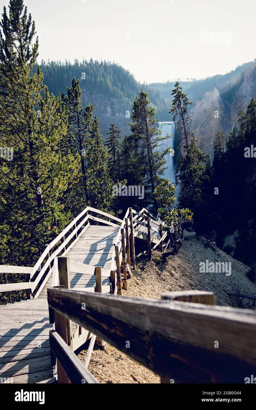 Lower falls waterfall hi-res stock photography and images - Alamy