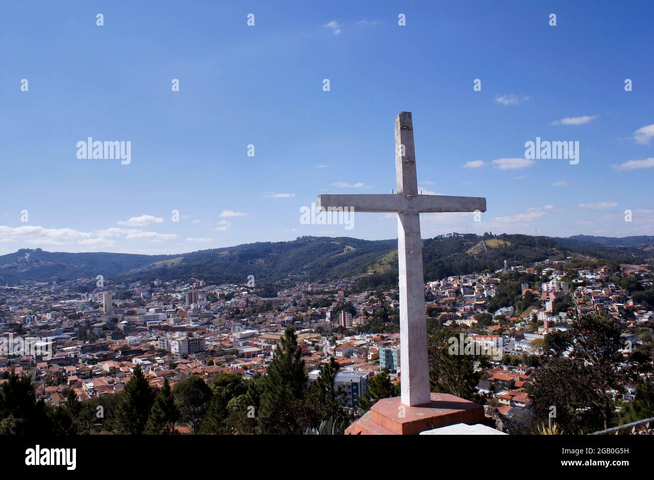 Landscape of São Roque in São Paulo from the "Morro do Cruzeiro Stock ...
