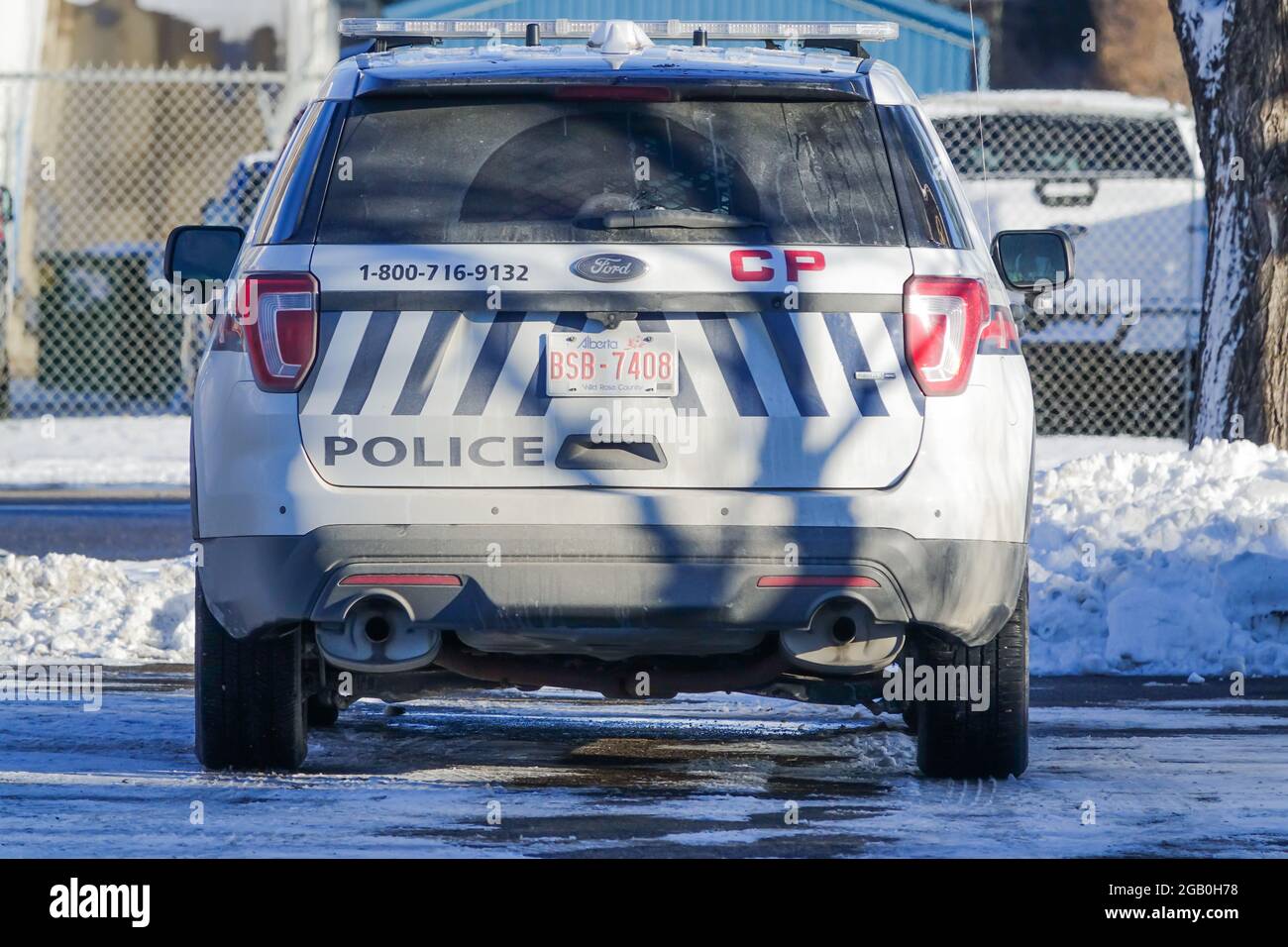 November 11 2018 - Calgary, Alberta, Canada - Calgary Police Service ...