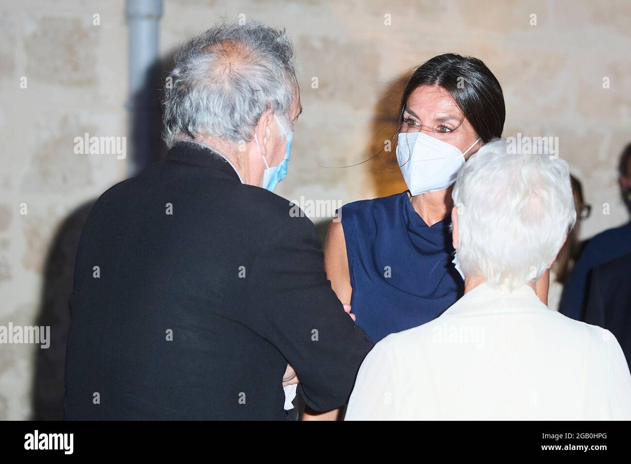 Palma, Balearic Islands, Spain. 1st Aug, 2021. Queen Letizia of Spain ...