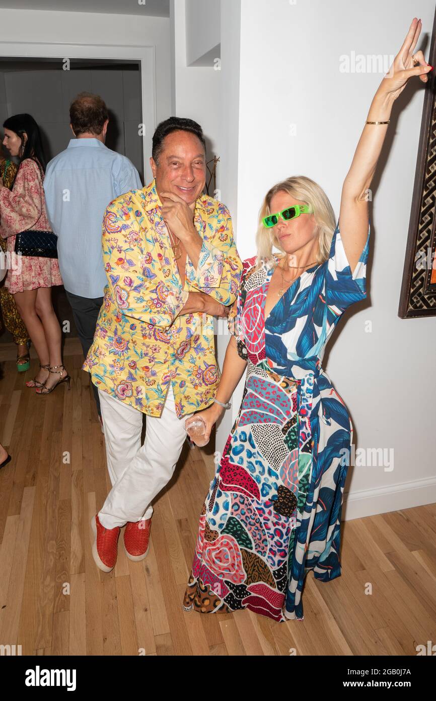 Ivan Wilzig and guest attend Dr. David Shusterman's birthday party in ...