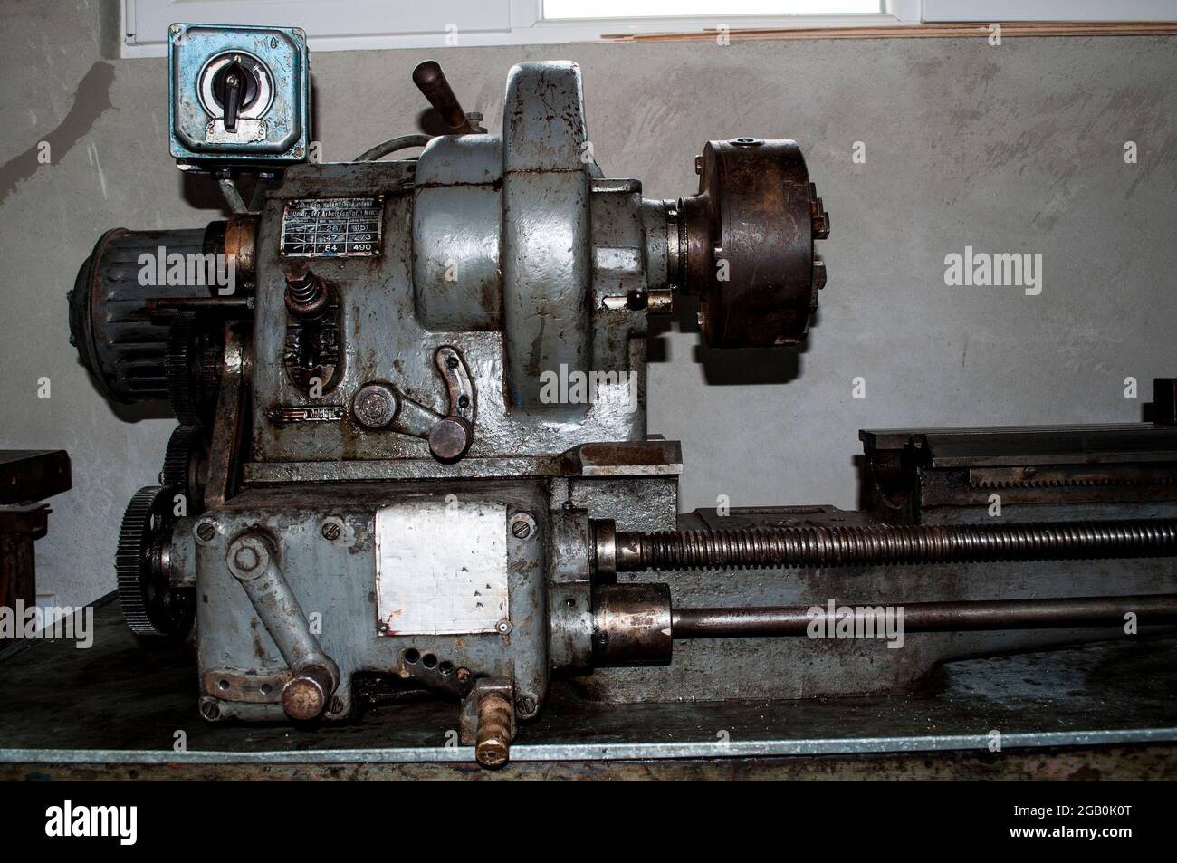 Vintage Lathe High Resolution Stock Photography and Images - Alamy