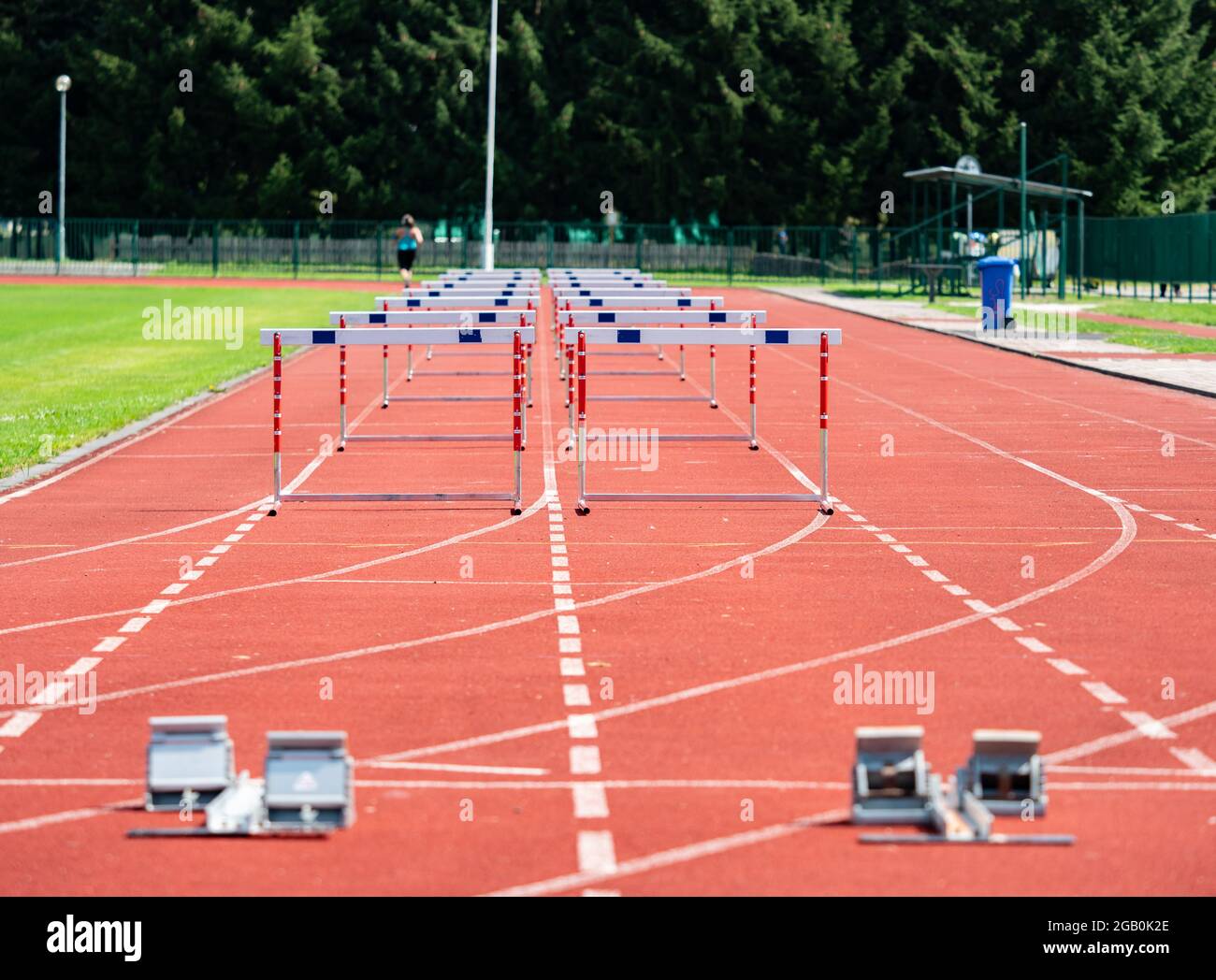 Relay Sprinter Starting Block High Resolution Stock Photography and ...