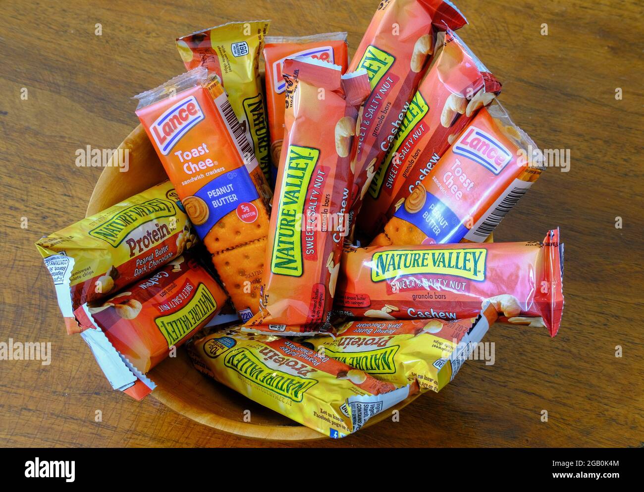 Protein snack bar packaging hi-res stock photography and images - Alamy