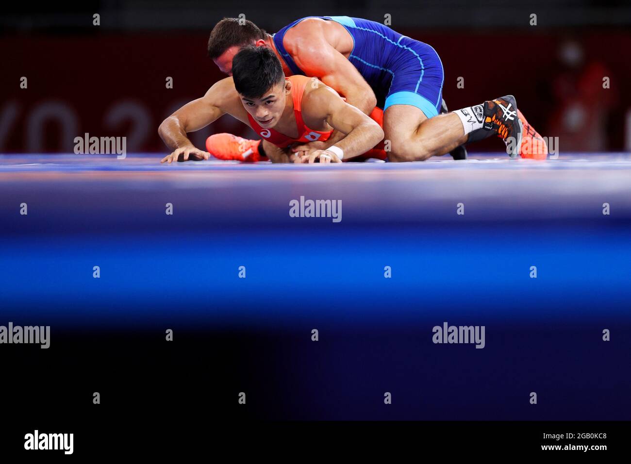 Tokyo, Japan. 1st Aug, 2021. (Top-Bottom) Lenur Temirov (UKR ...