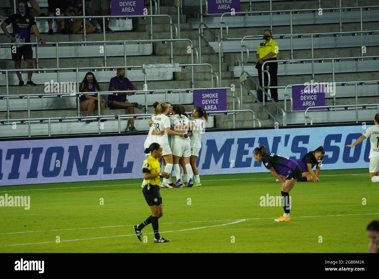 Orlando, Florida, USA, April 14, 2021, Gotham FC face the Orlando Pride ...