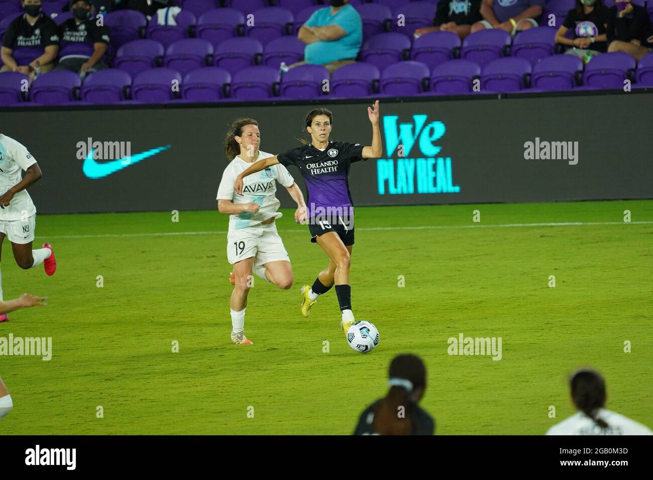 Orlando, Florida, USA, April 14, 2021, Gotham FC face the Orlando Pride ...