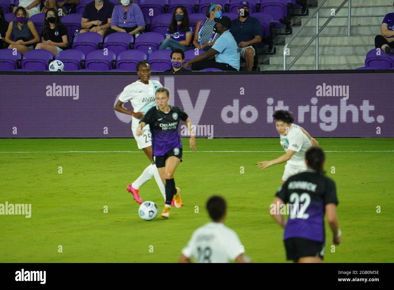 Orlando, Florida, USA, April 14, 2021, Gotham FC face the Orlando Pride ...