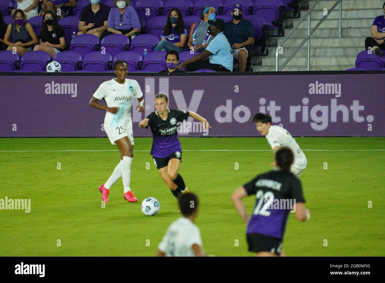 Orlando, Florida, USA, April 14, 2021, Gotham FC face the Orlando Pride ...