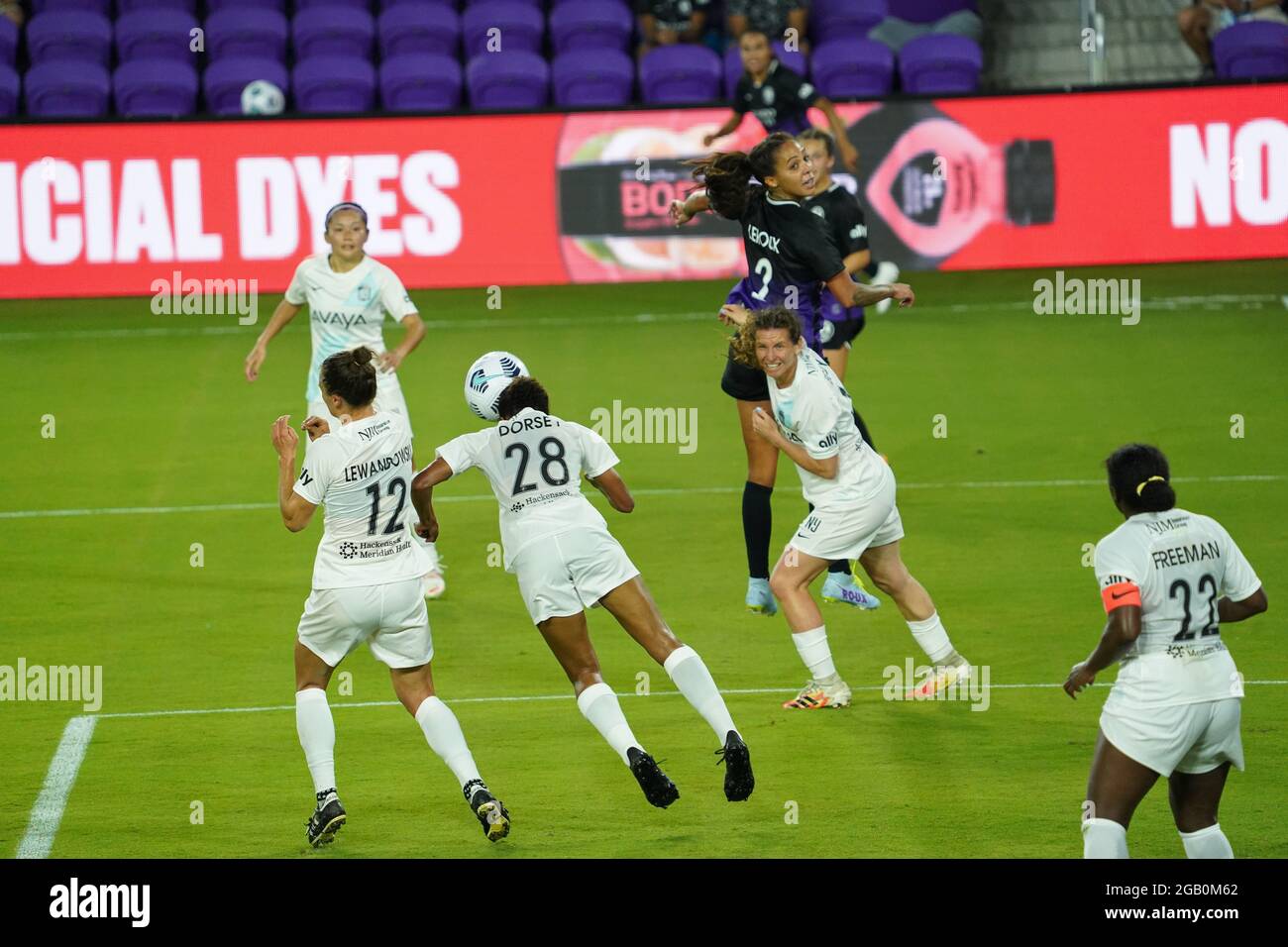 Orlando, Florida, USA, April 14, 2021, Gotham FC face the Orlando Pride ...