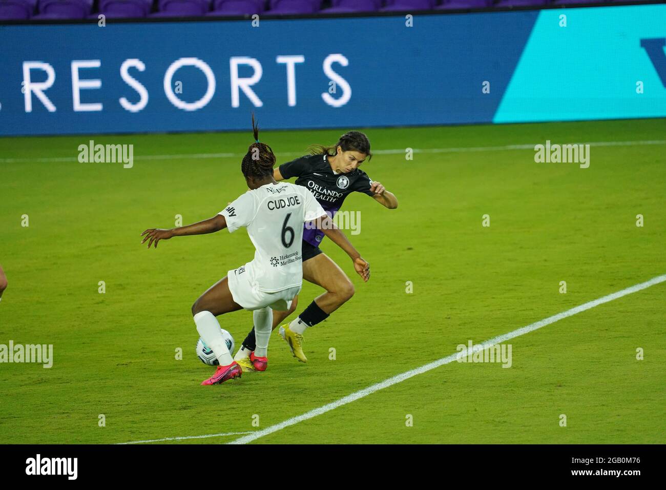 Orlando, Florida, USA, April 14, 2021, Gotham FC face the Orlando Pride ...