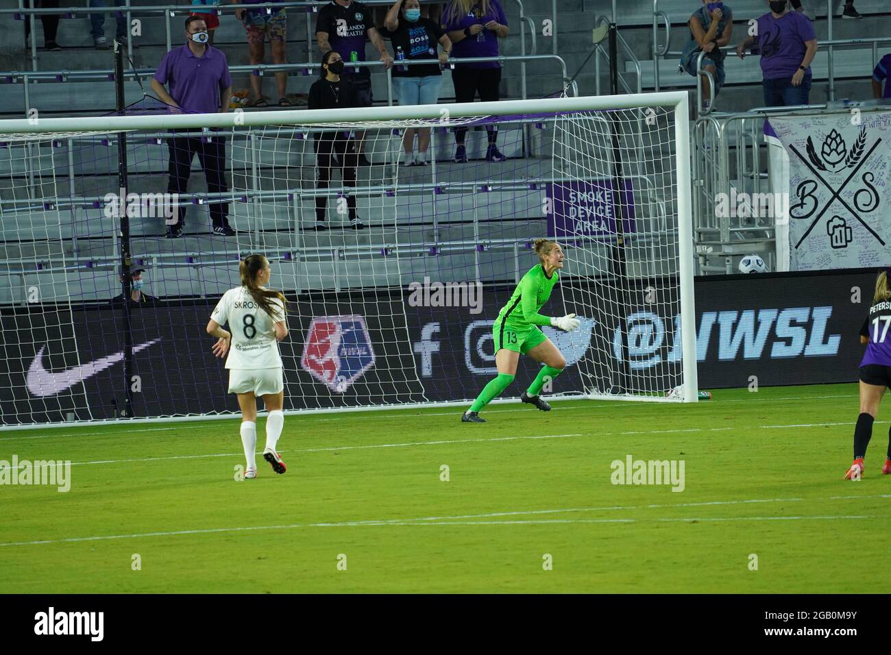 Orlando, Florida, USA, April 14, 2021, Gotham FC face the Orlando Pride ...