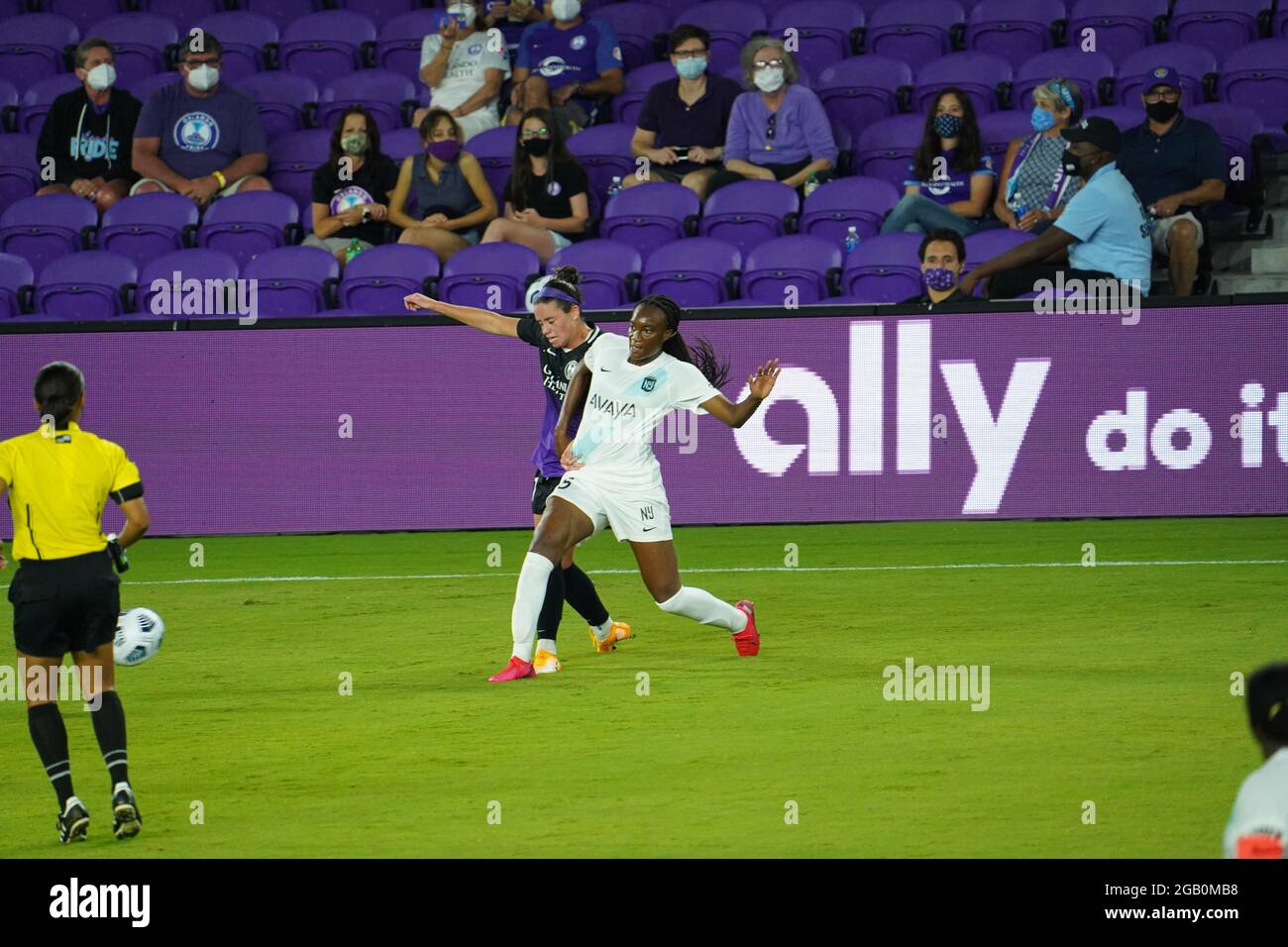 Orlando, Florida, USA, April 14, 2021, Gotham FC face the Orlando Pride ...