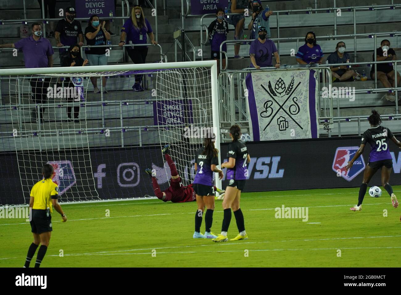 Orlando, Florida, USA, April 14, 2021, Gotham FC face the Orlando Pride ...