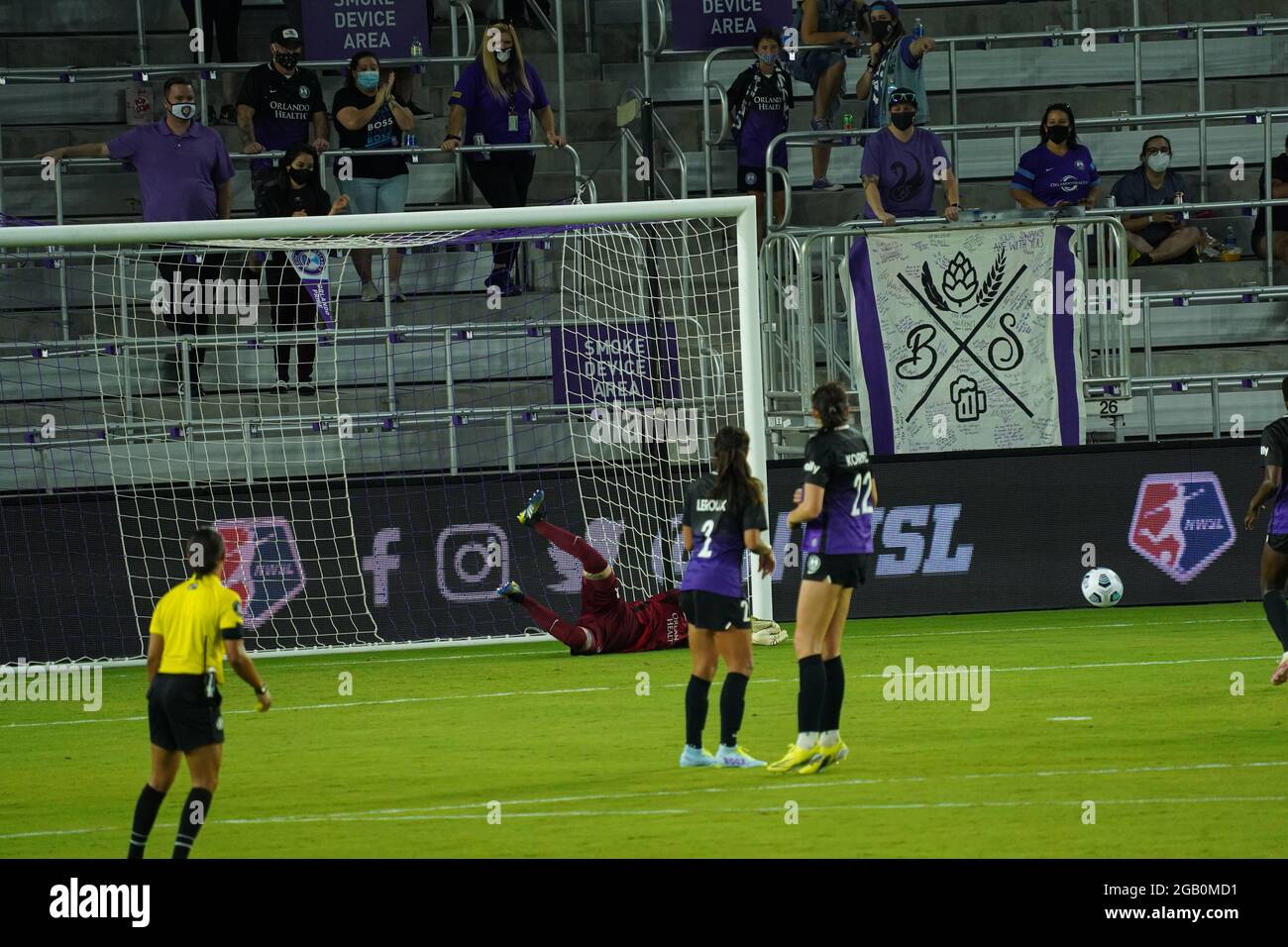 Orlando, Florida, USA, April 14, 2021, Gotham FC face the Orlando Pride ...