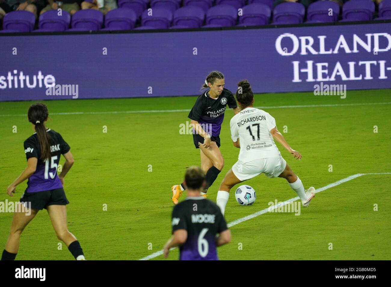 Orlando, Florida, USA, April 14, 2021, Gotham FC face the Orlando Pride ...