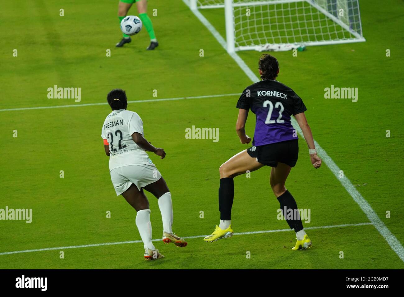 Orlando, Florida, USA, April 14, 2021, Gotham FC face the Orlando Pride ...