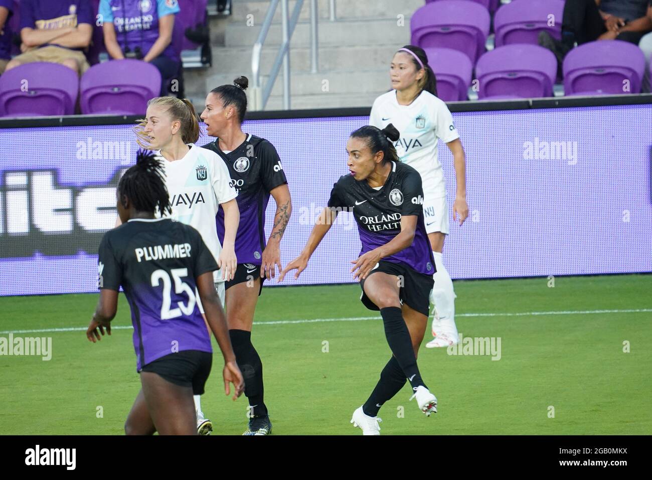 Orlando, Florida, USA, April 14, 2021, Gotham FC face the Orlando Pride ...