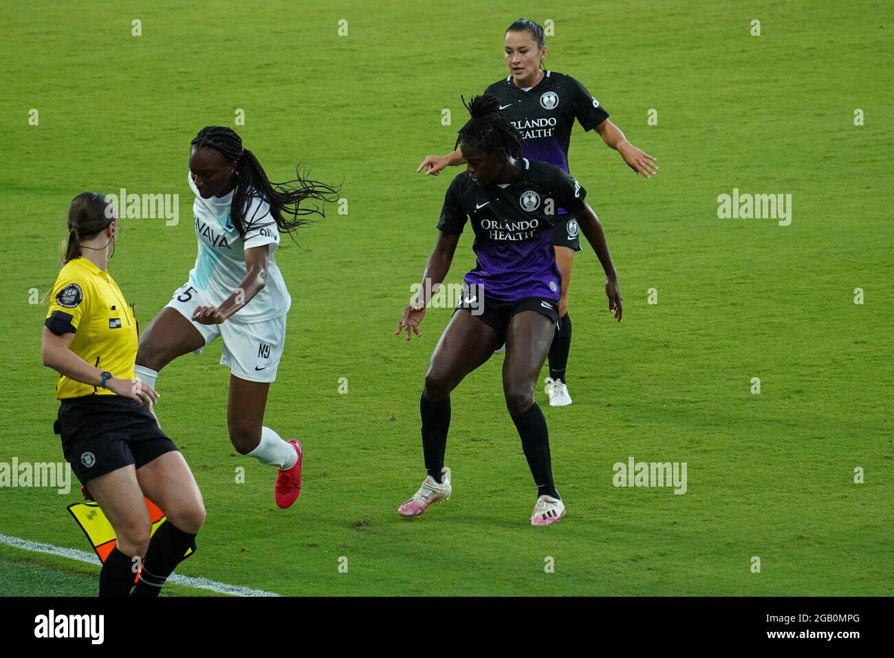 Orlando, Florida, USA, April 14, 2021, Gotham FC face the Orlando Pride ...