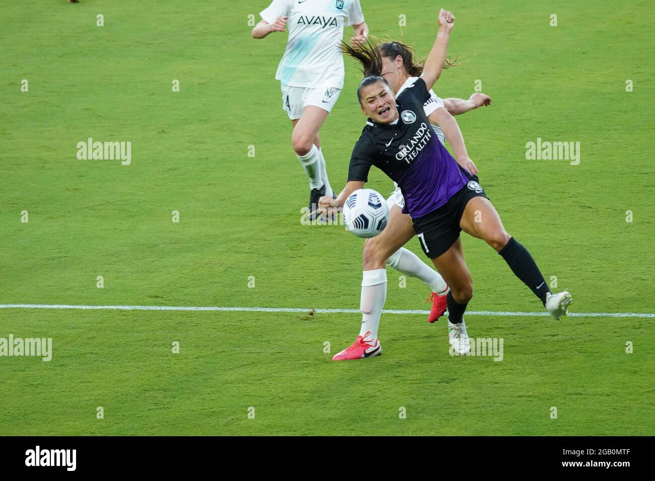 Orlando, Florida, USA, April 14, 2021, Gotham FC face the Orlando Pride ...