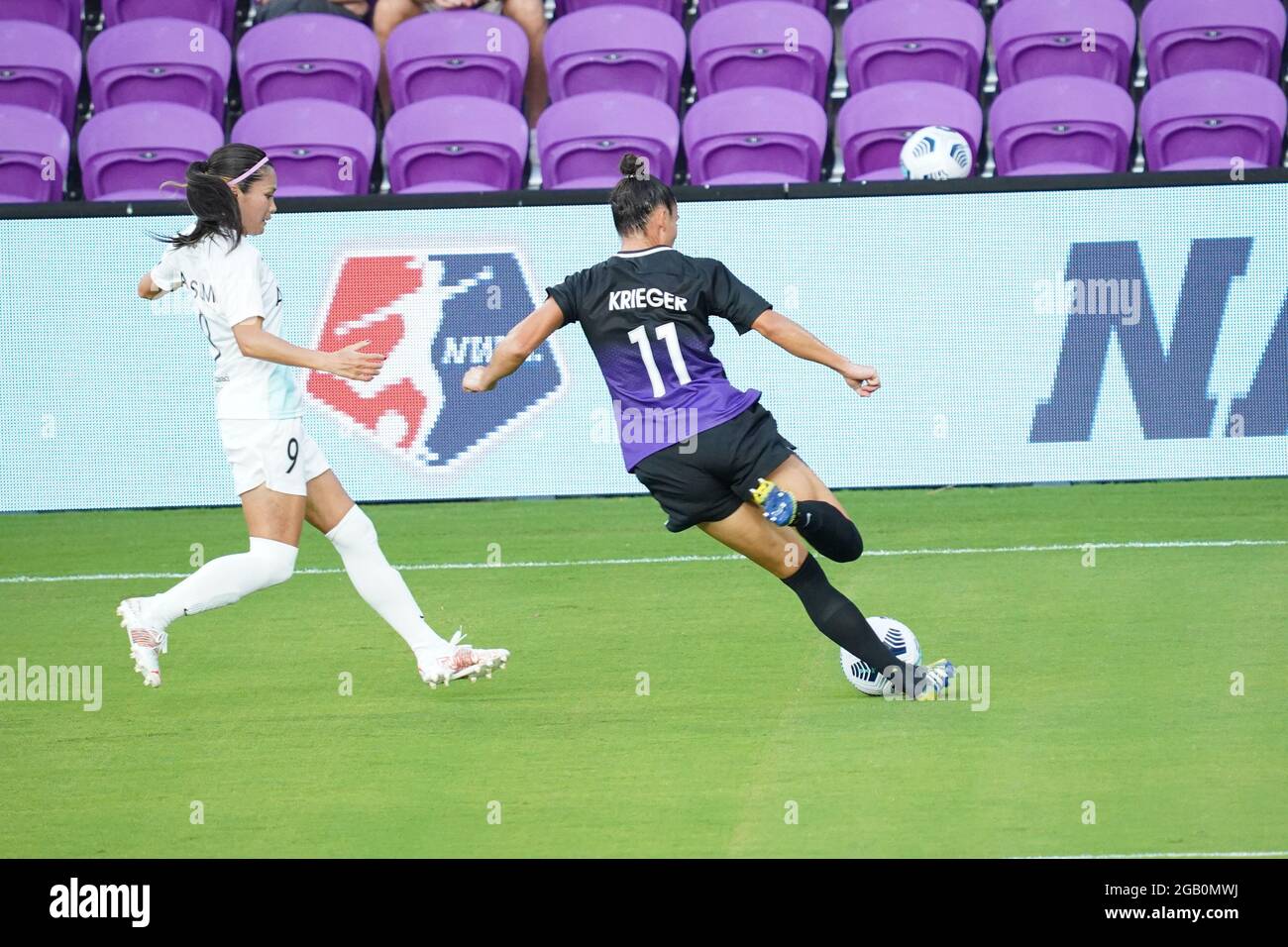 Orlando, Florida, USA, April 14, 2021, Gotham FC face the Orlando Pride ...
