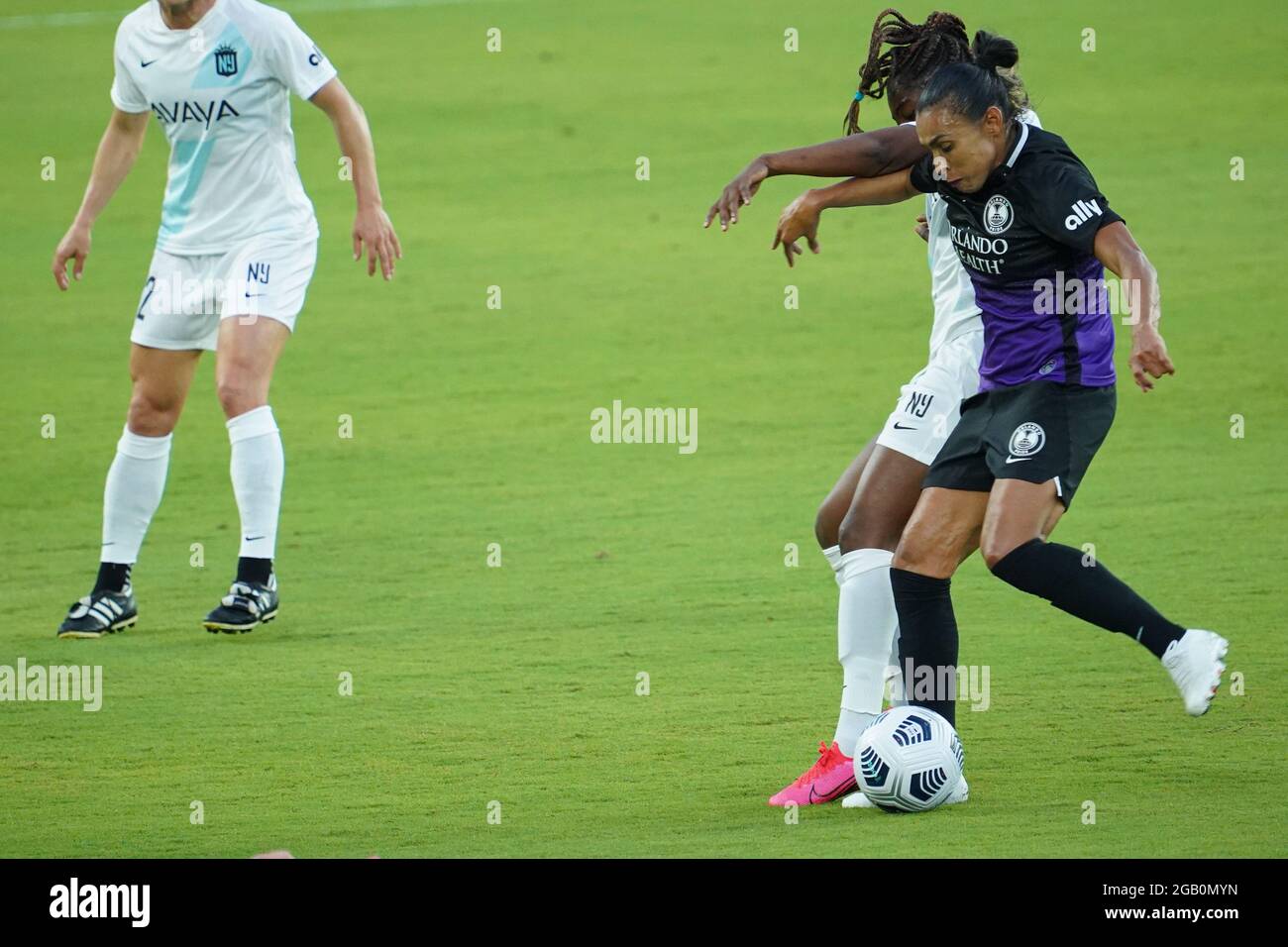 Orlando, Florida, USA, April 14, 2021, Gotham FC face the Orlando Pride ...