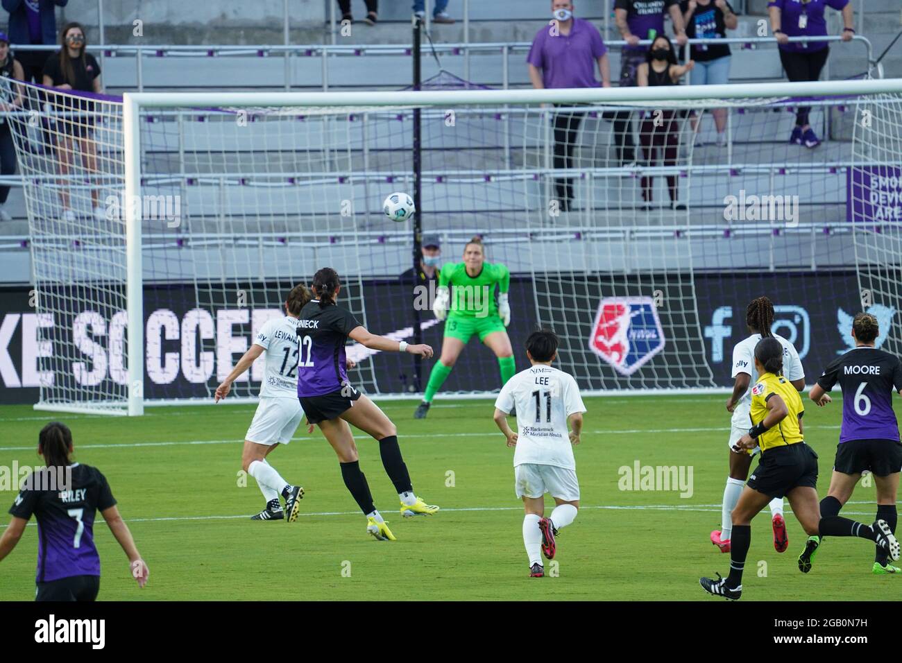Orlando, Florida, USA, April 14, 2021, Gotham FC face the Orlando Pride ...