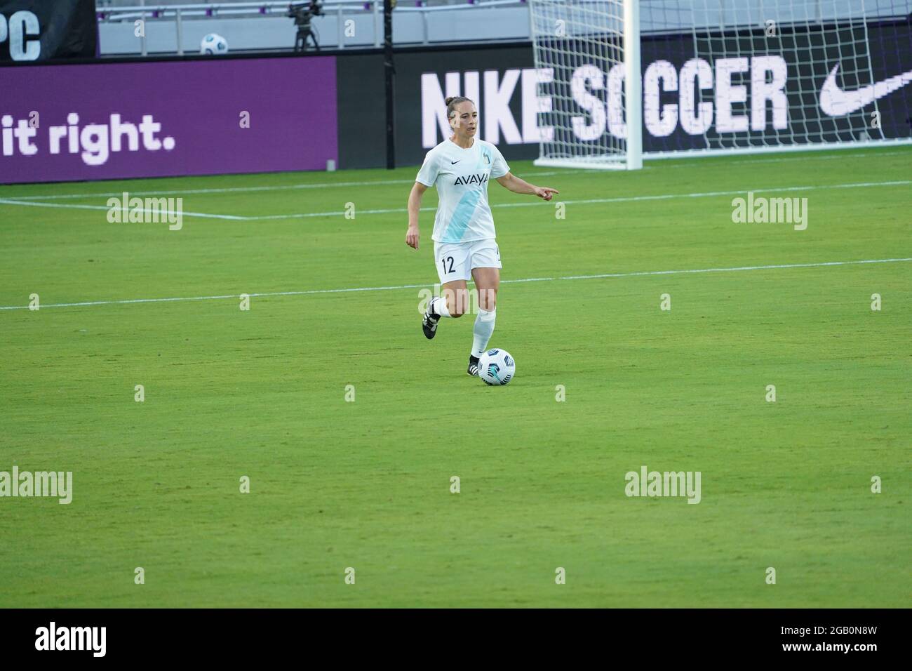 Orlando, Florida, USA, April 14, 2021, Gotham FC face the Orlando Pride ...