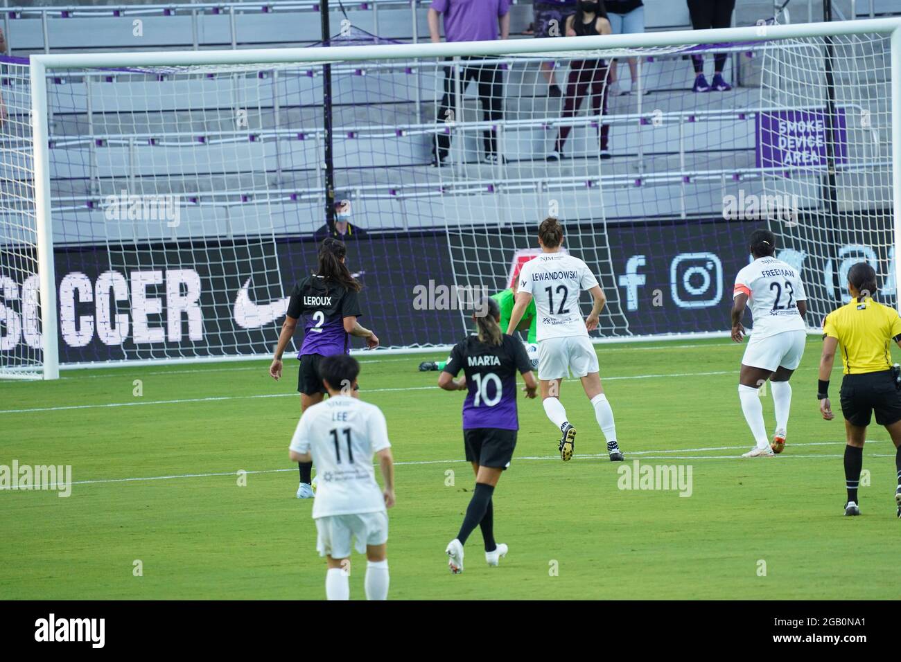 Orlando, Florida, USA, April 14, 2021, Gotham FC face the Orlando Pride ...