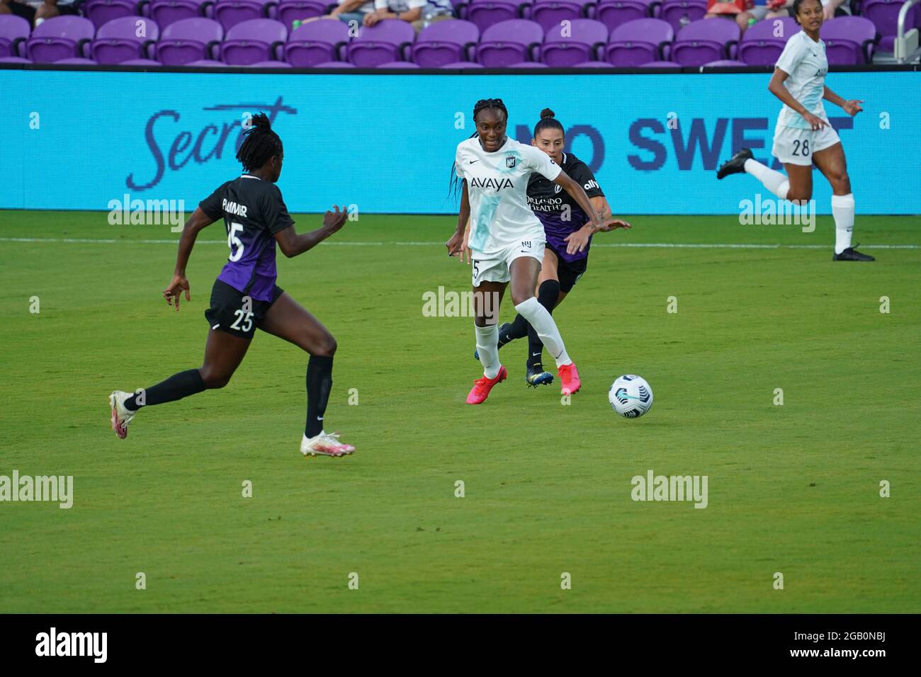 Orlando, Florida, USA, April 14, 2021, Gotham FC face the Orlando Pride ...