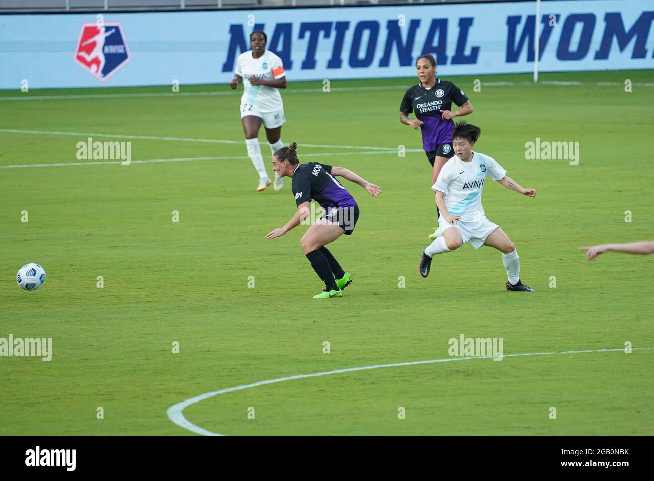 Orlando, Florida, USA, April 14, 2021, Gotham FC face the Orlando Pride ...